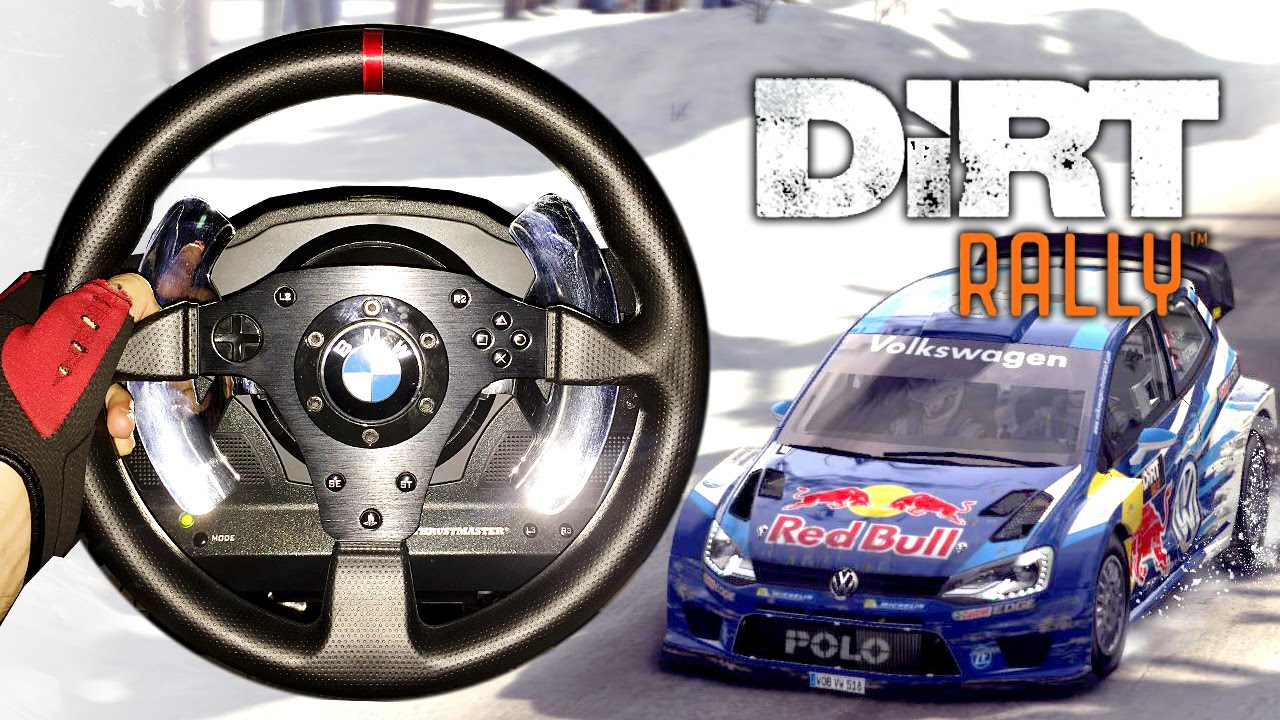 DiRT Rally Amazing Sweden Snowy Track | Sim Racing Cockpit - YouTube