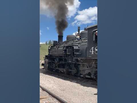 C&T (ex-D&RGW) No. 484 departs Osier, CO! - YouTube