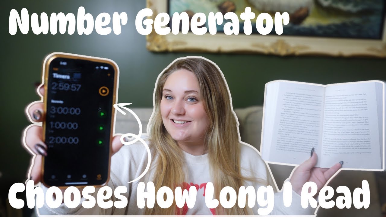 random number generator chooses how many hours I read 🕰️📖 | READING ...