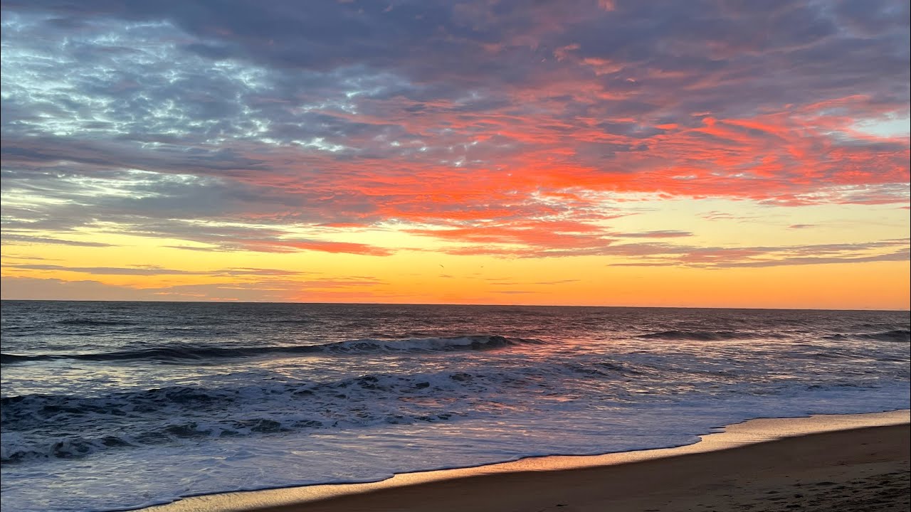 Beautiful Sunrise Over the Ocean | Outer Banks, North Carolina - YouTube