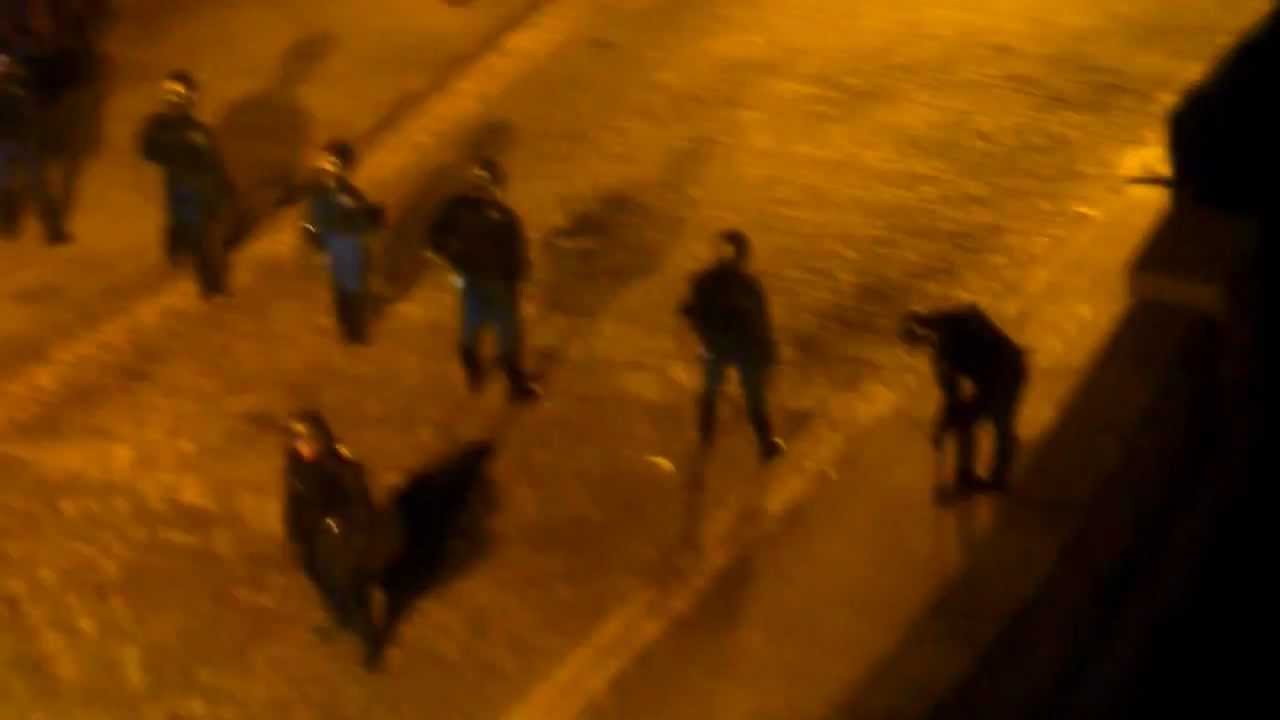 Manchester Riot Police Serve Up Some Cold, Hard Justice [HD] - YouTube