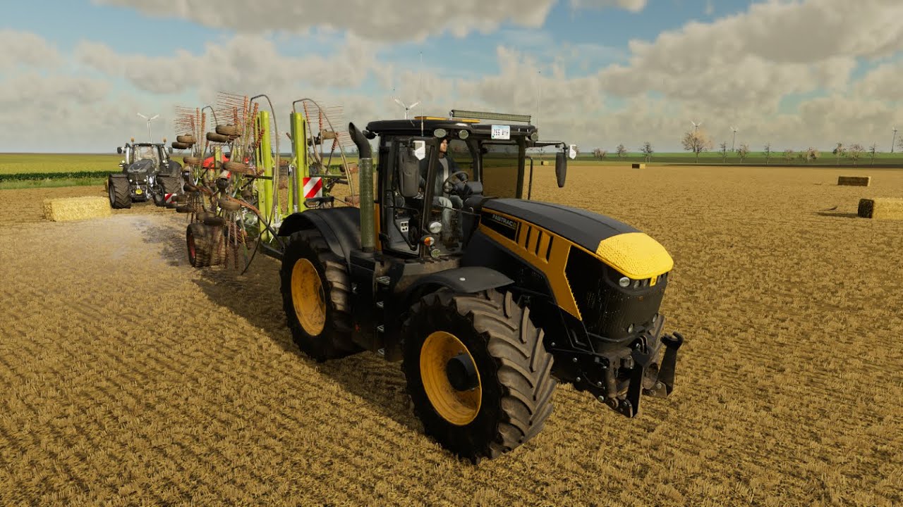 STONES PICK AND BALING STRAW HURON COUNTY FARM FS22 - YouTube