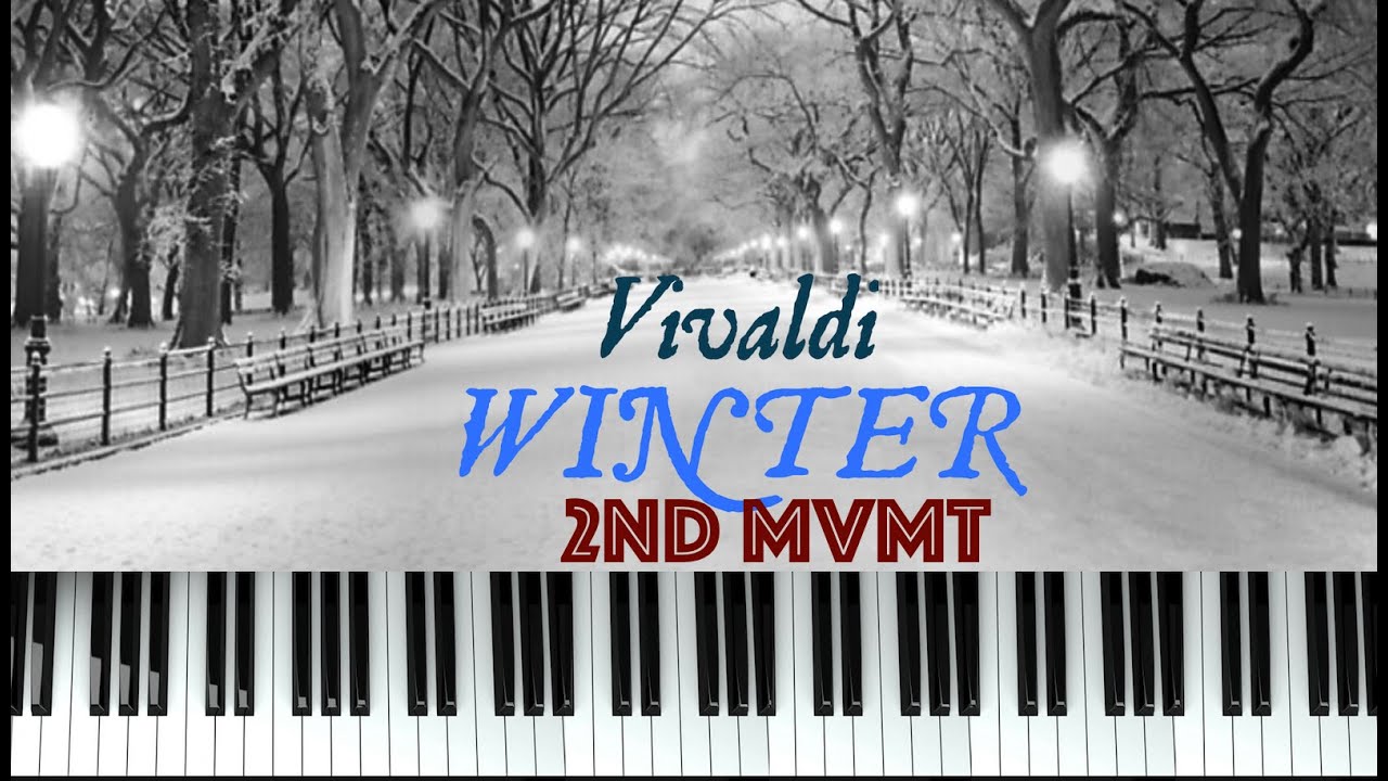 ️ Vivaldi Winter 2nd mvmt PIANO TUTORIAL The Four Seasons - YouTube