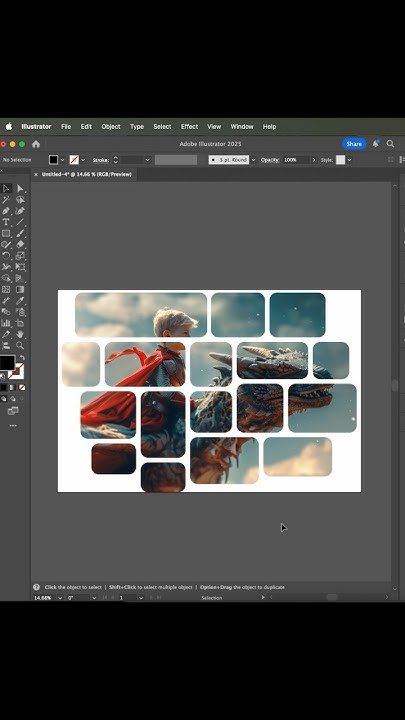 How to clip image inside multiple objects in Adobe Illustrator | Adobe Illustrator Tutorial ...