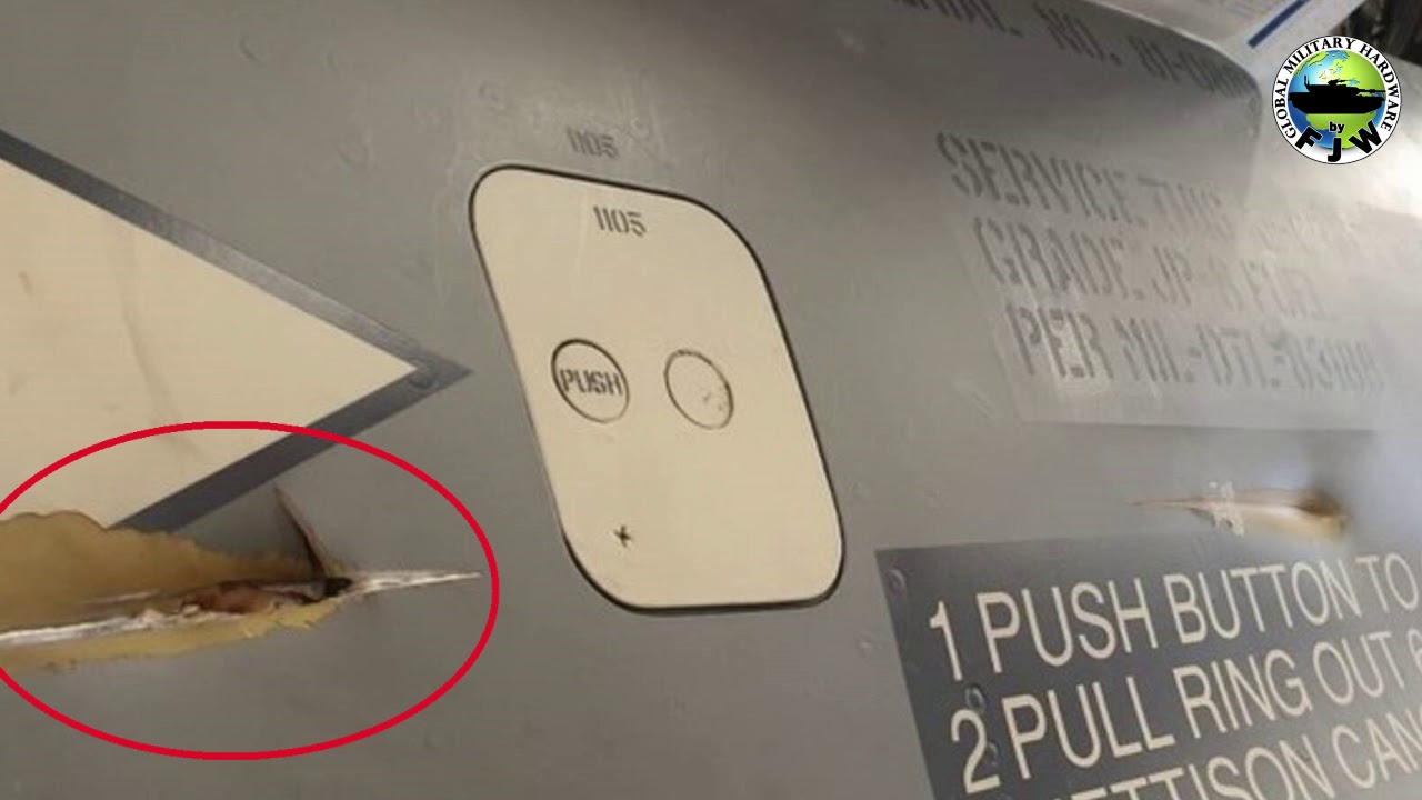Netherlands Air Force F 16 fighter jet damaged after literally ran into ...