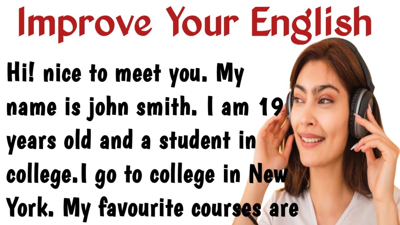 My name is john | Improve Your English | English Speaking Practice ...