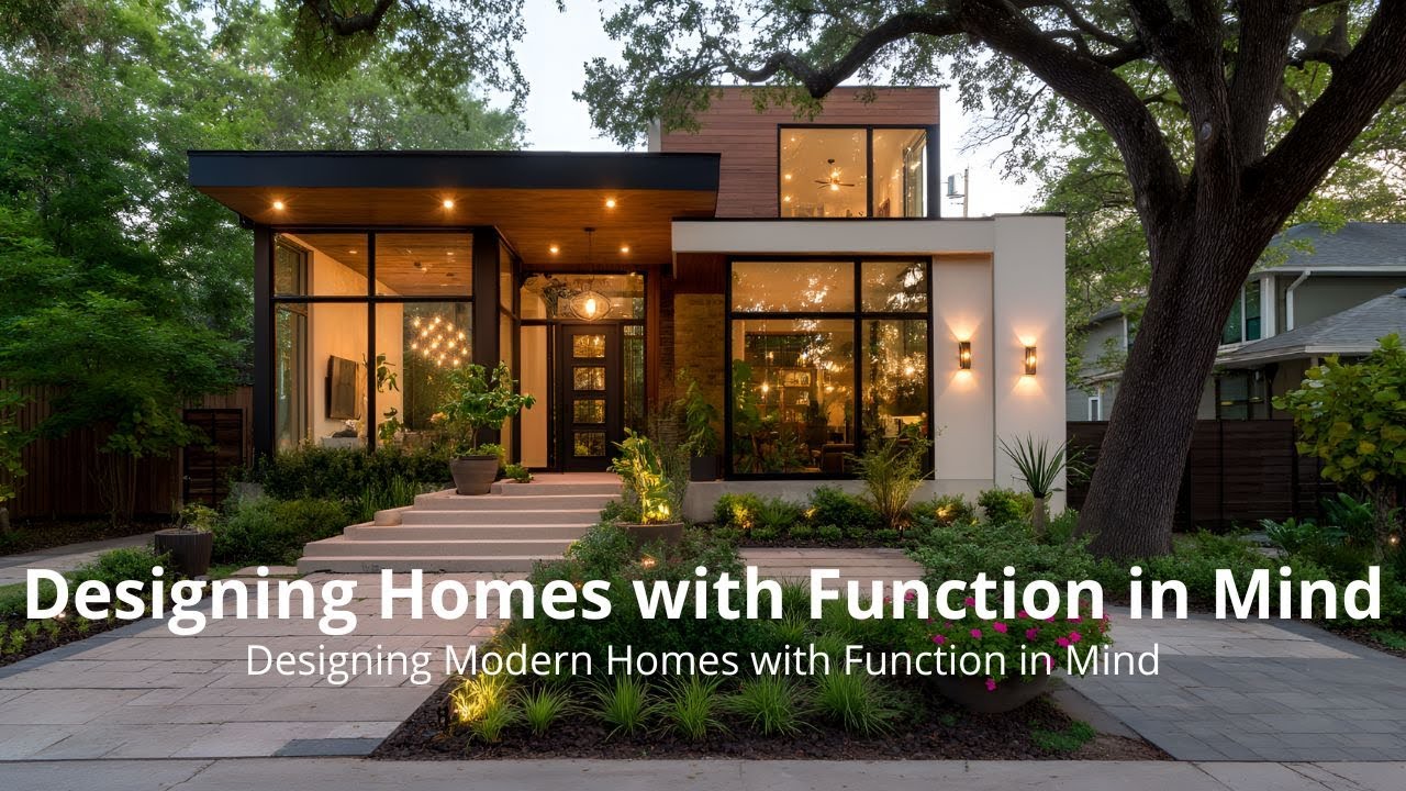 Designing Modern Homes with Function in Mind - YouTube