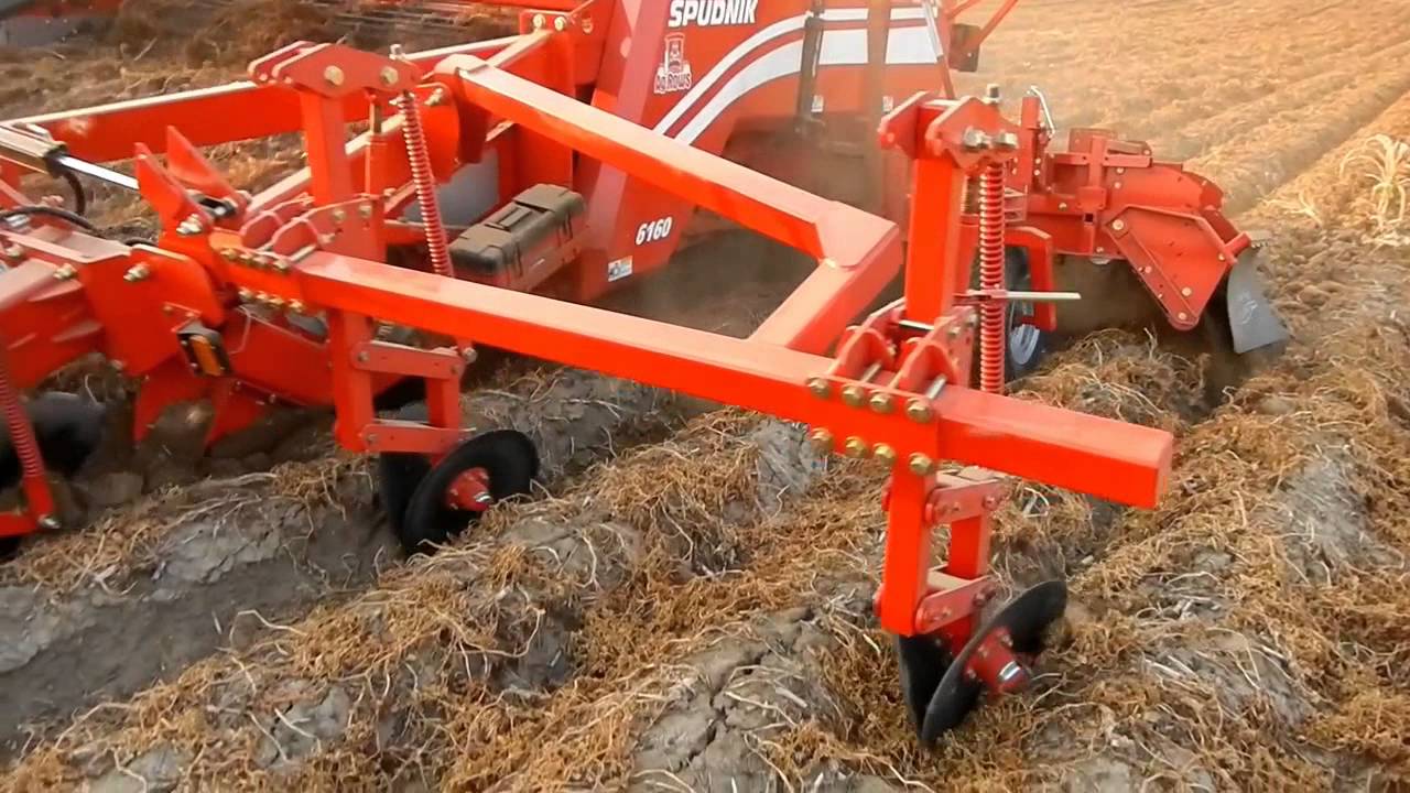 6160 Windrower Same Side Dual Discharge - YouTube