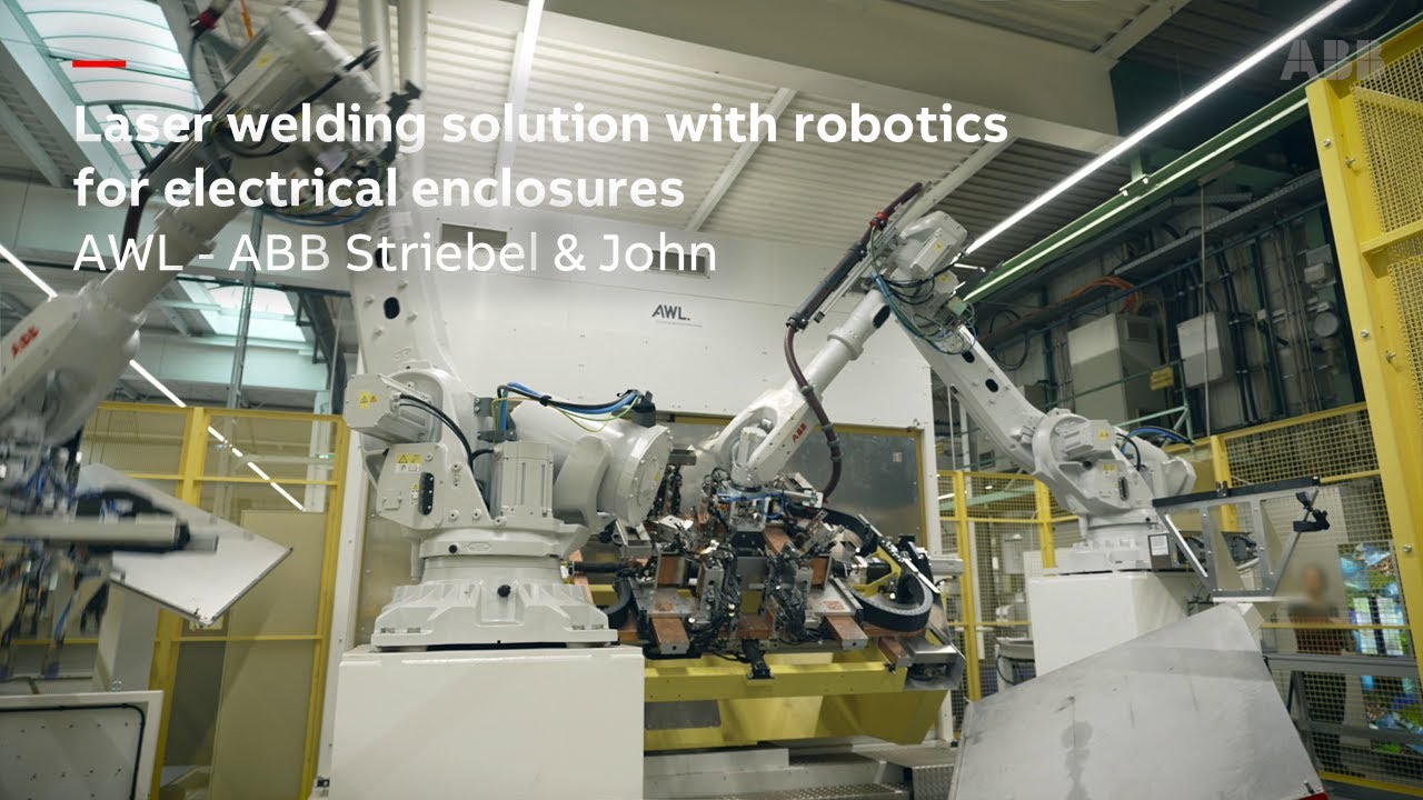 Laser welding solution with robotics for electrical enclosures - YouTube
