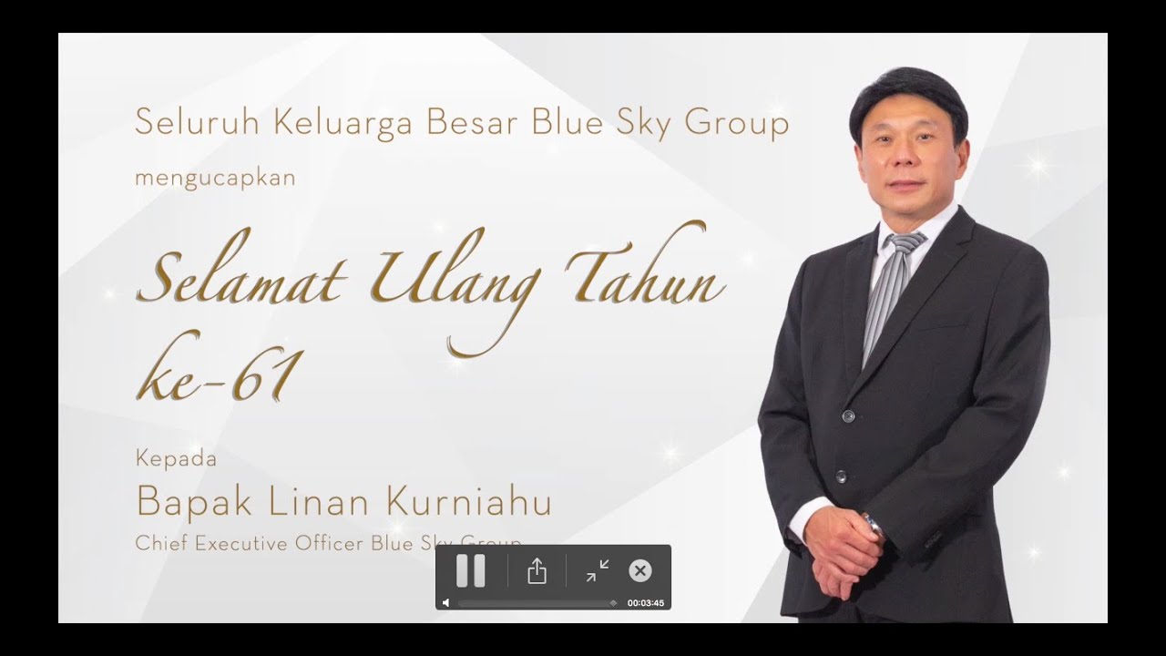 Happy Birthday Mr. Linan Kurniahu | From Heart With Love - YouTube