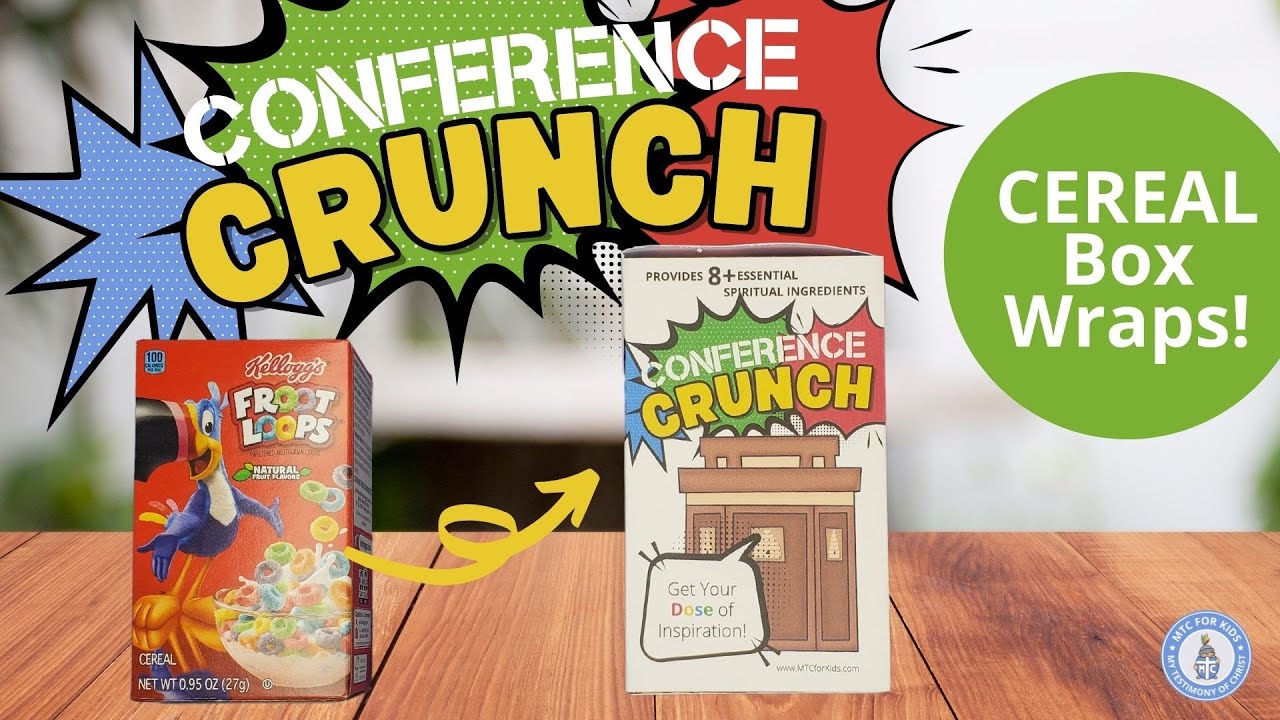 General Conference Breakfast Cereal Box Wraps - YouTube