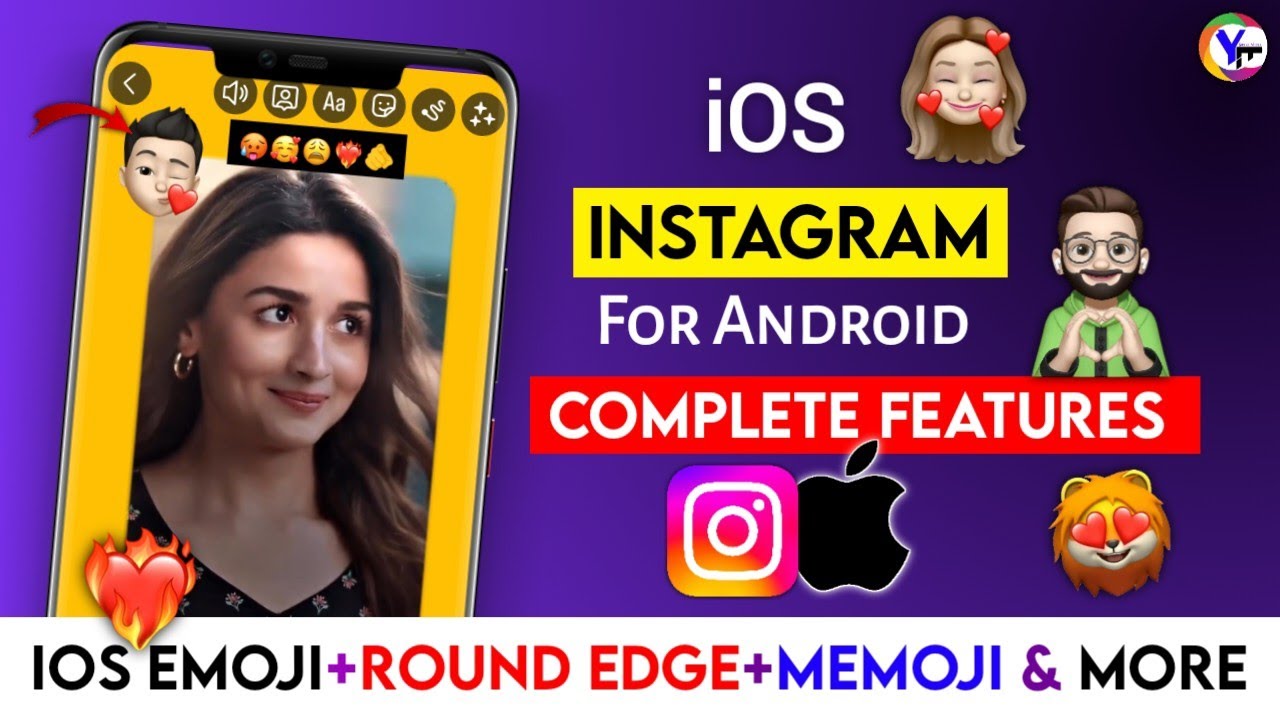 Full iOS Instagram in Android 🔥 ( Complete Features ) iphone Instagram ...