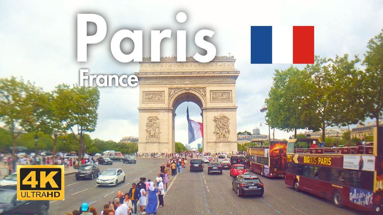 PARIS, FRANCE BUS TOUR 🇫🇷 TOOTBUS SUMMER TOUR IN 4K - YouTube