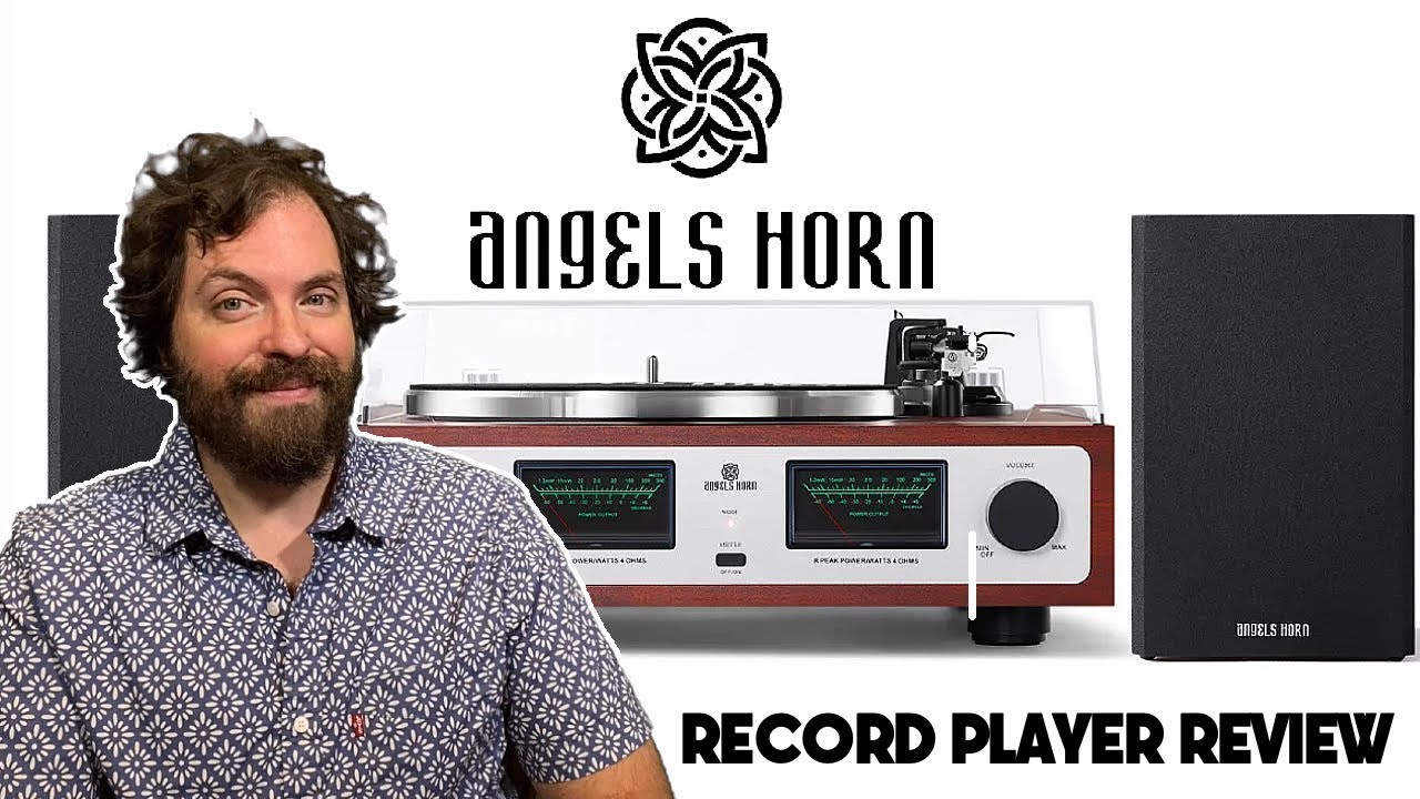 Angels Horn AH6 Record Player: Affordable All-in-One Vinyl Turntable ...