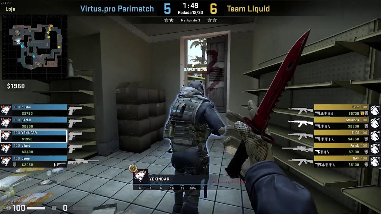 Pov YEKINDAR (28/16) CS GO DEMO - MIRAGE - 16 VIRTUS.PRO VS 12 LIQUID (IEM Katowice 27/02/2021 ...