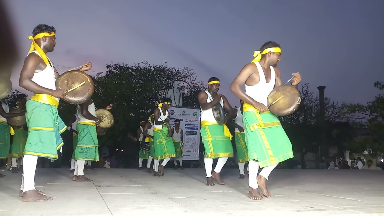 PONDICHERRY BEACH FOLK DANCE THAPPATTAM / PARAIYATTAM ON 20.03.2021 ...