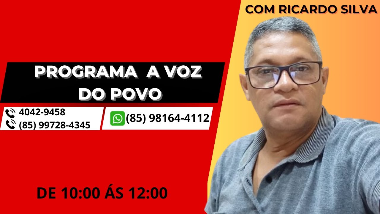 PROGRAMA A VOZ DO POVO – 12- 08 - 25 - YouTube
