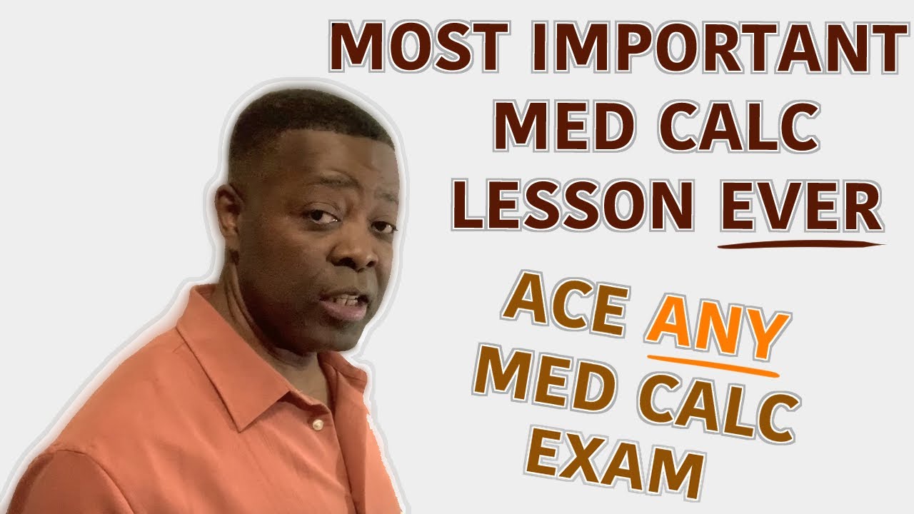 Med Calc Basics: UNIT ANALYSIS --- Ace ANY Med Calc Exam! - YouTube