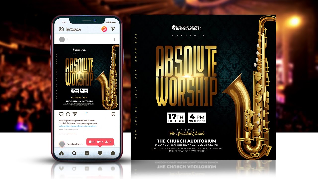 Music Concert Flyer | Photoshop Music Poster Design Tutorial - YouTube