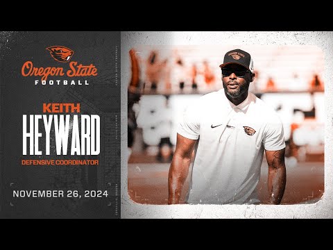 Oregon State Football Interview: Keith Heyward (11/26/24) - YouTube