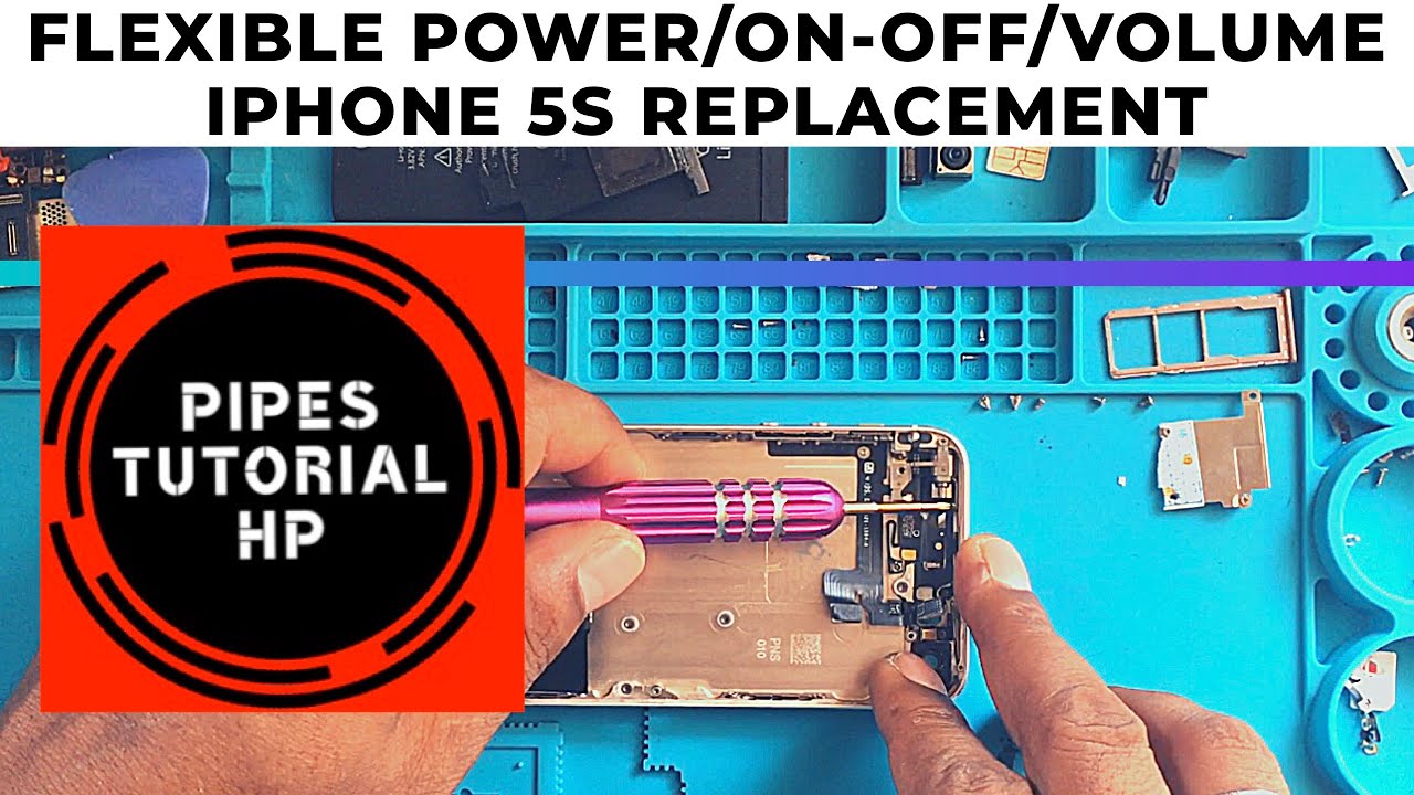 Iphone 5S Flexible Power/on-off/volume replacement - YouTube