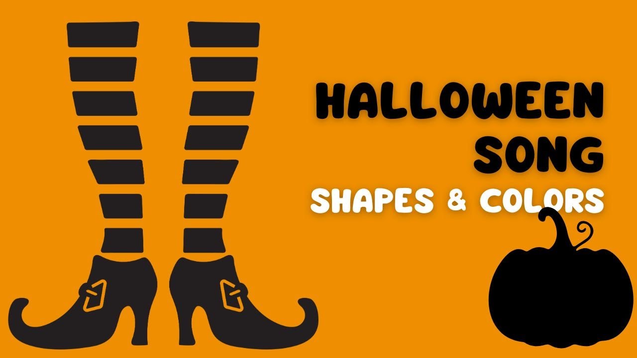 Shapes & Colors Halloween Song for Kids 🎶 | Fun Spooky Learning # ...