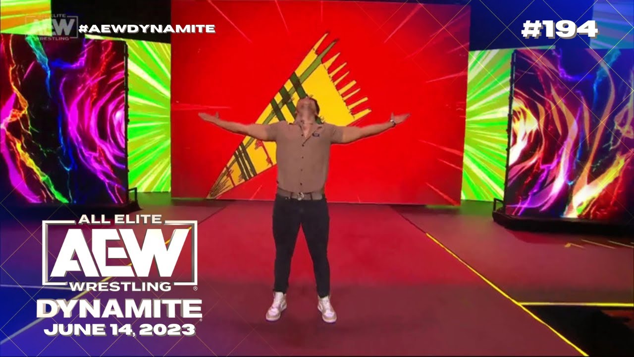 Sammy Guevara entrance for an interview with Renee Paquette: AEW ...