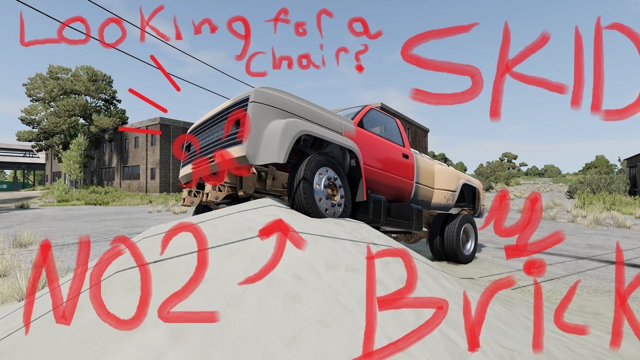 BeamNG.drive (Update 0.33) Freeroam: Industrial Site - 1986 Gavril MD60 ...