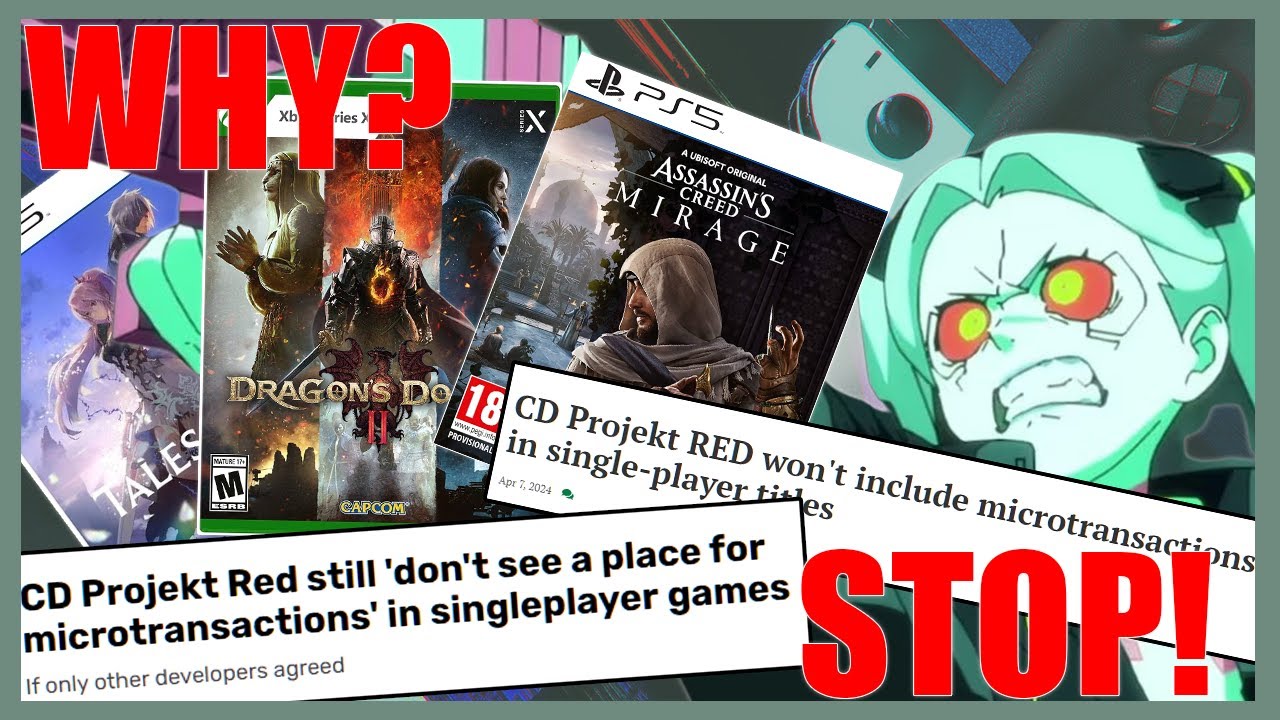 There's no place for Microtransactions in a Single Player Game. - YouTube