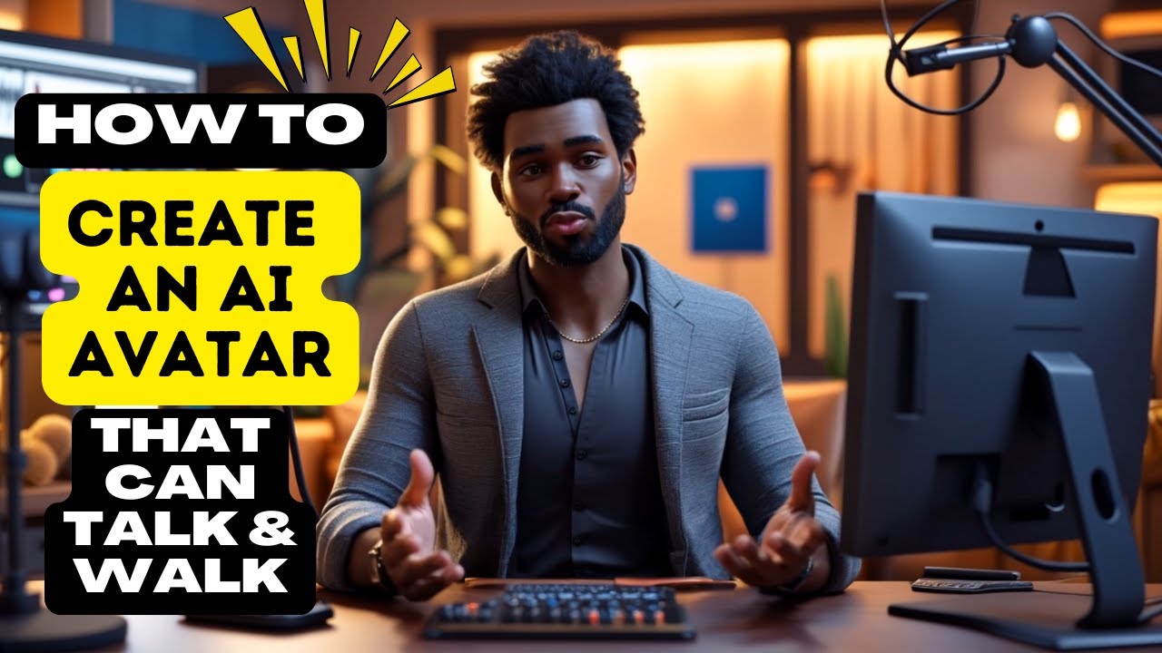 How To Create ANIMATED Avatar That Talks and Walk - YouTube