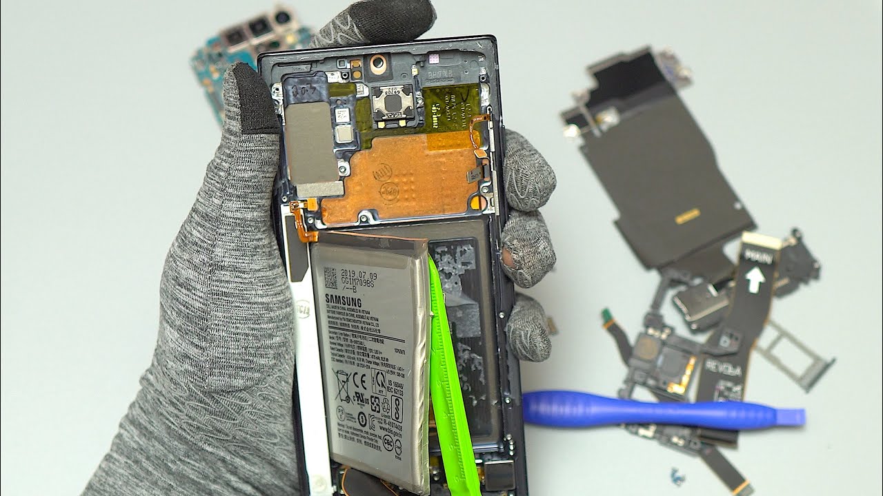 Samsung Galaxy Note 10 Plus Battery Replacement Repair - YouTube