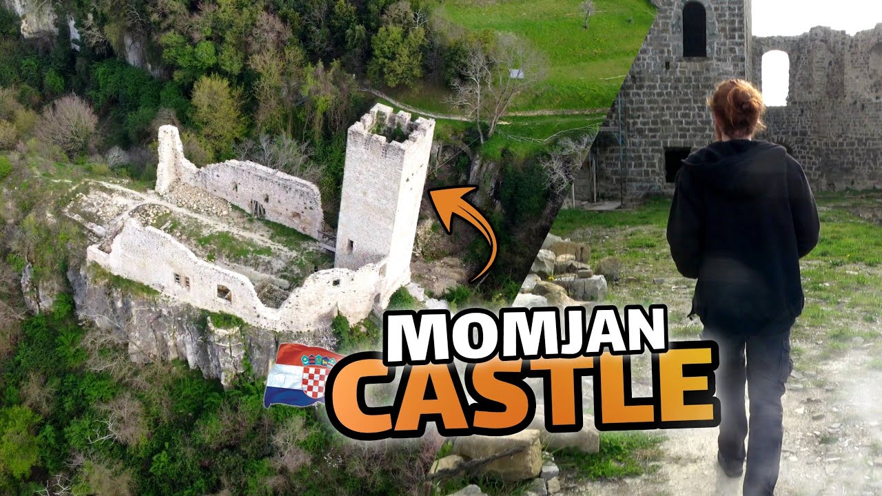 RUINE mit HÄNGEBRÜCKE 🙌🏻 BURG Momjan (Kroatien) Castle Tour 🔥 - YouTube