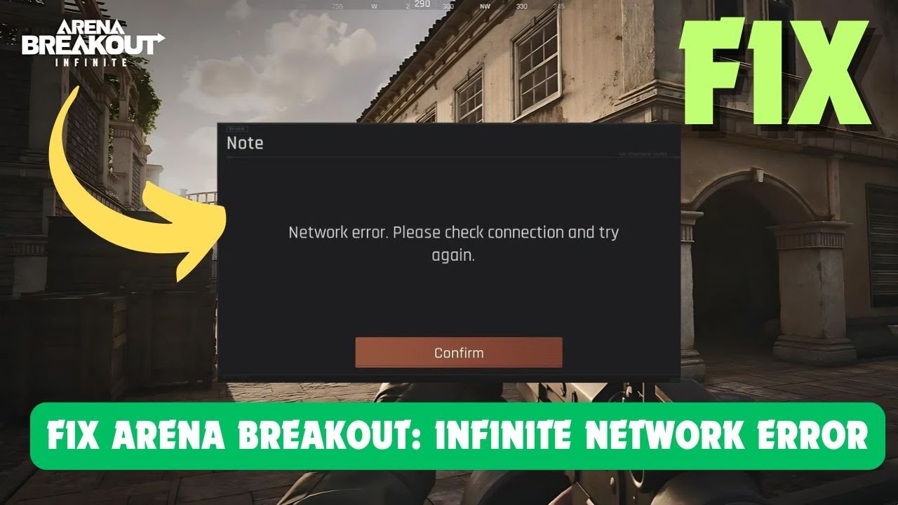 Fix Arena breakout: infinite Network error | Please check your network connection - YouTube