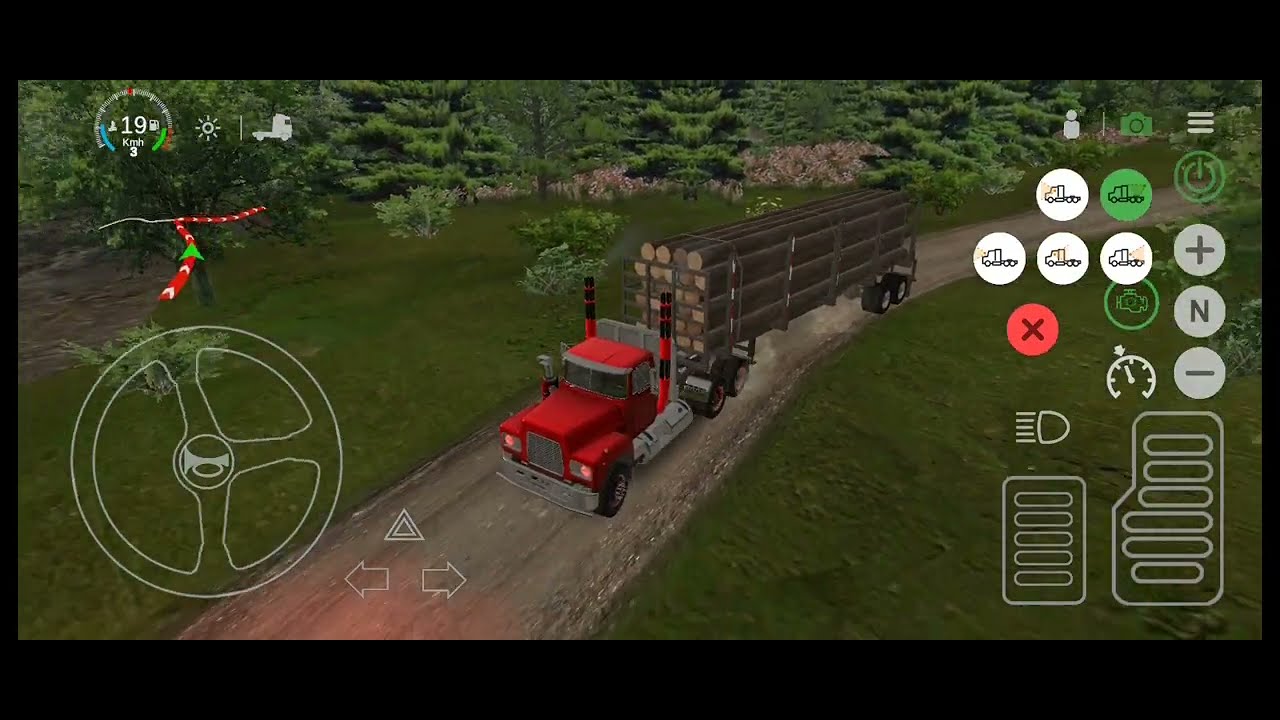 OFFROAD WITH LOGS| UNIVERSAL TRUCK SIMULATOR - YouTube