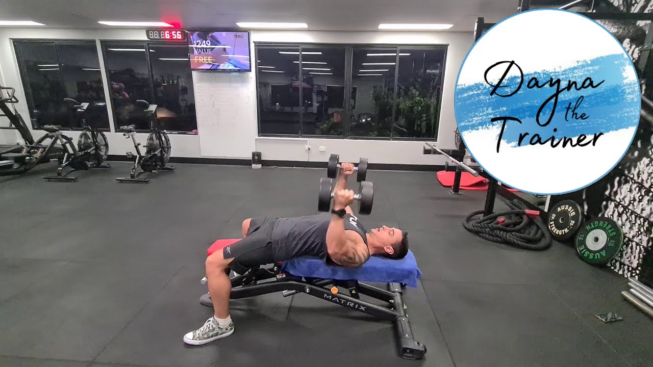 Flat Bench Dumbbell Chest Flys - YouTube