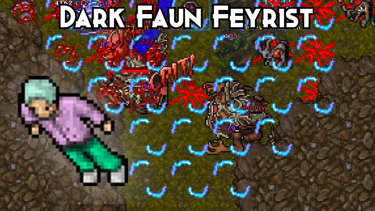 Tibia | DARK FAUN DE FEYRIST | RP LEVEL 110+ | Projeto RP do Zero - YouTube