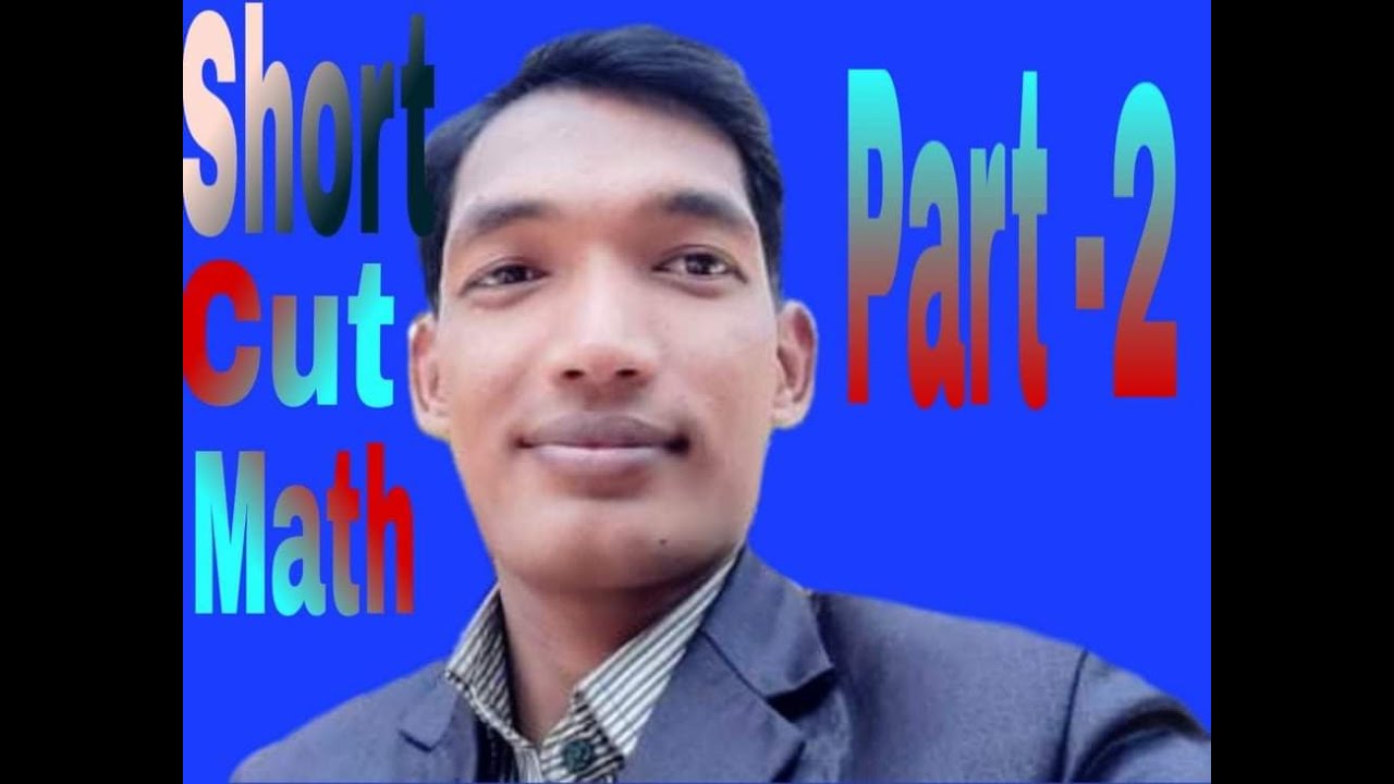 Jobs Math Short Cut Part-2 Ratan Kumar Barman - YouTube