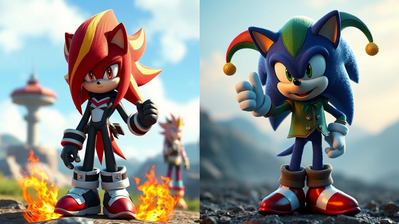 Sonic Dash - Burning Blaze vs Jester Sonic - All Characters Unlocked ...