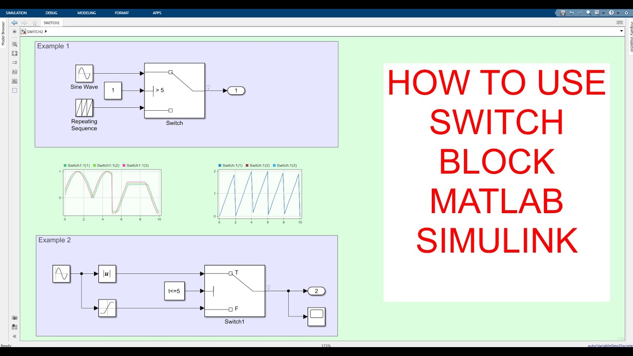 How To Use Switch Block Sử Dụng Khối Switch Trong Matlab Simulink Youtube