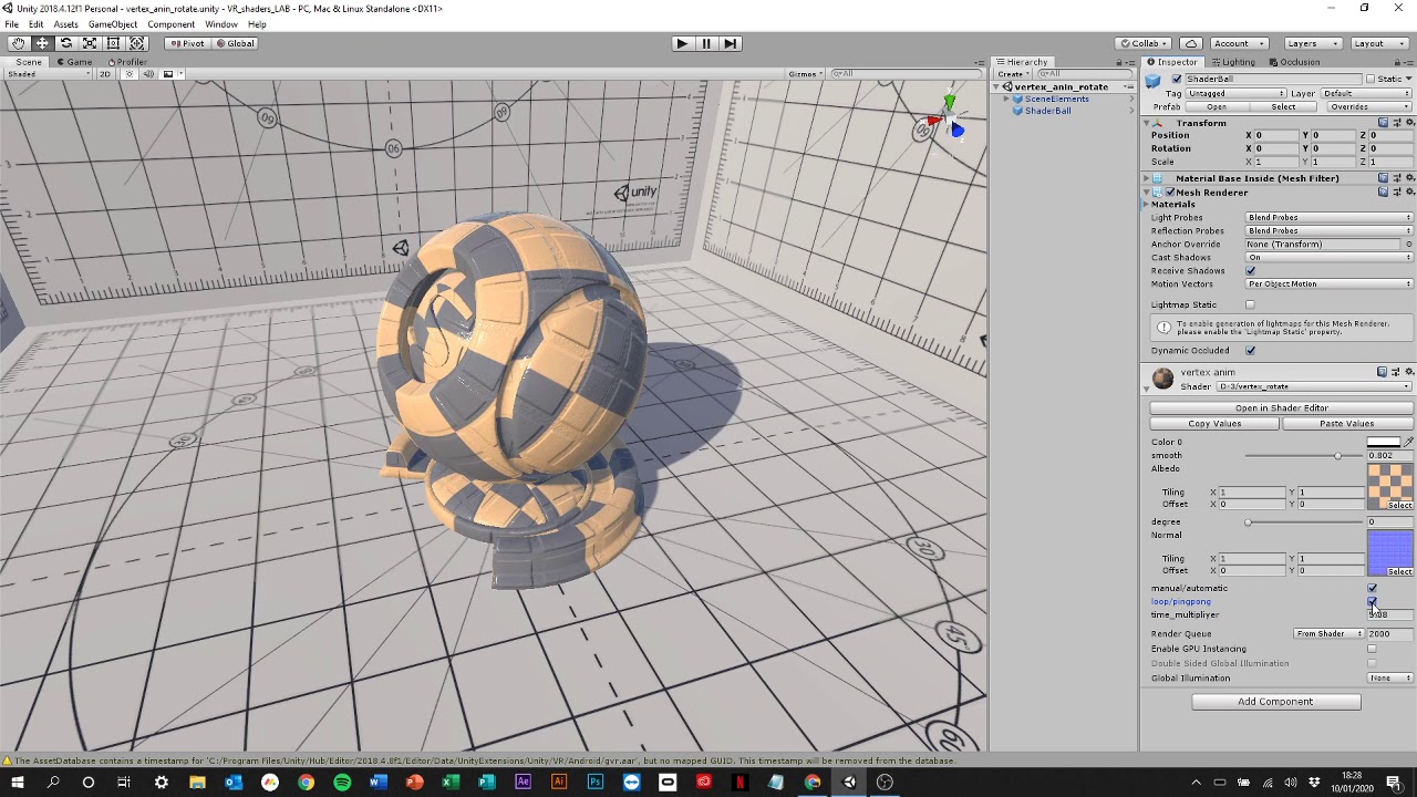 Vertex Animation (Rotation) - YouTube