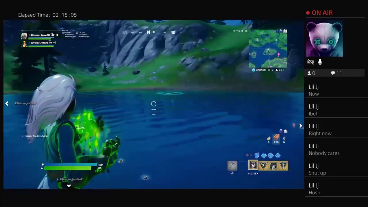 Playing fortnite with ziel - YouTube