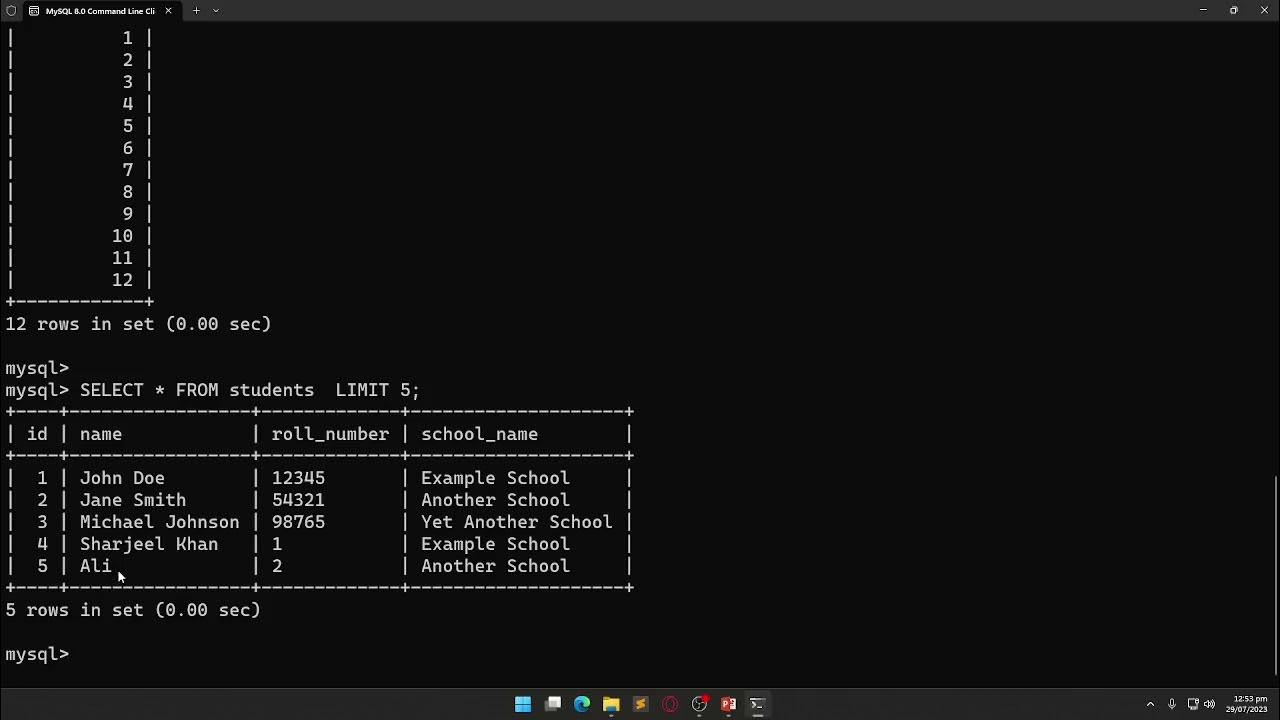 Mysql part 4 - YouTube