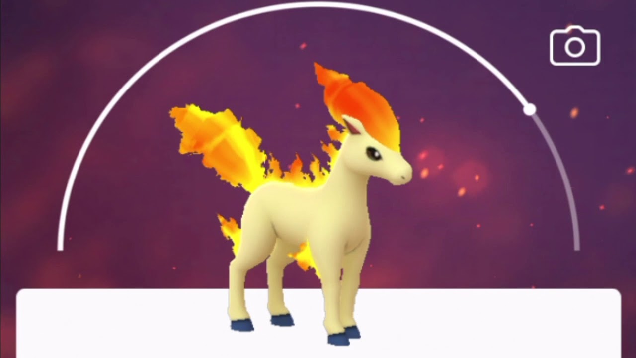 Pokemon GO Ponyta Pokedex 360 Degree View - YouTube