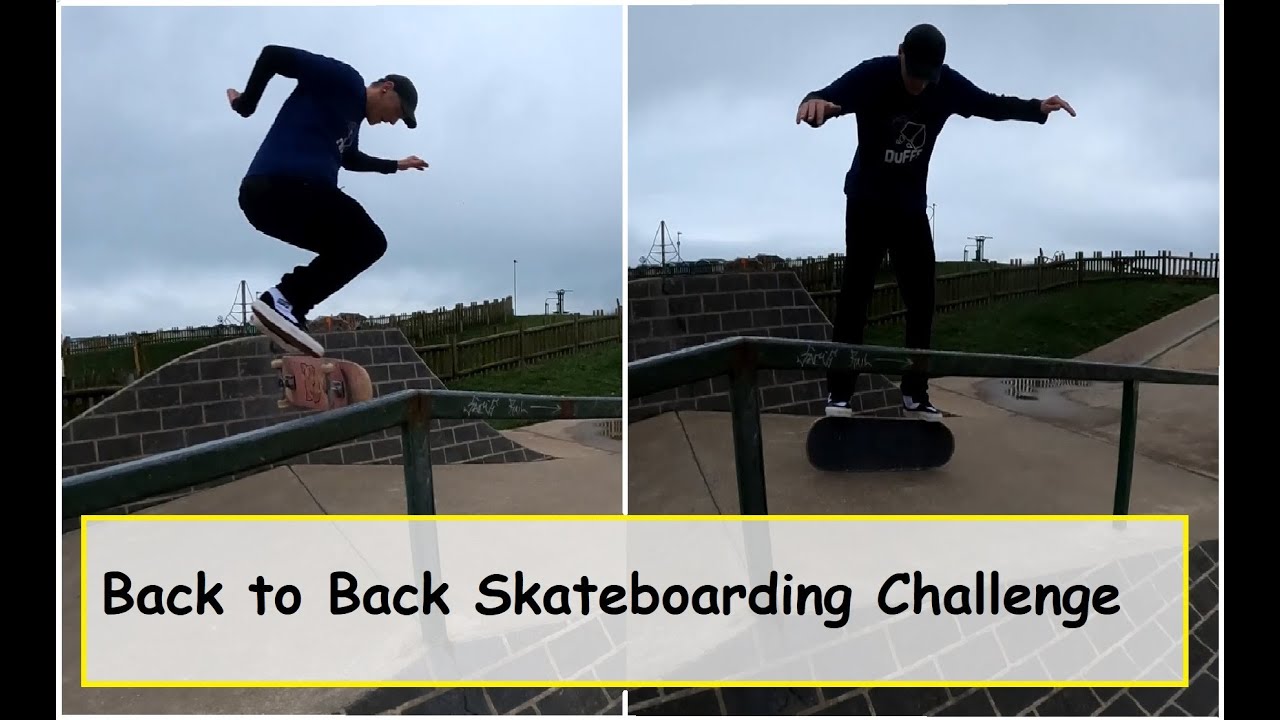 Quick Skate after work: Back to Back Trick Challenge! - YouTube