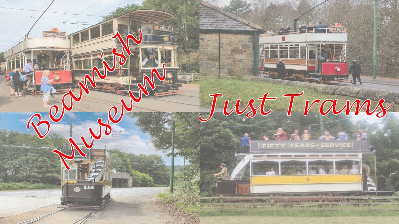 Beamish Museum Trams - YouTube