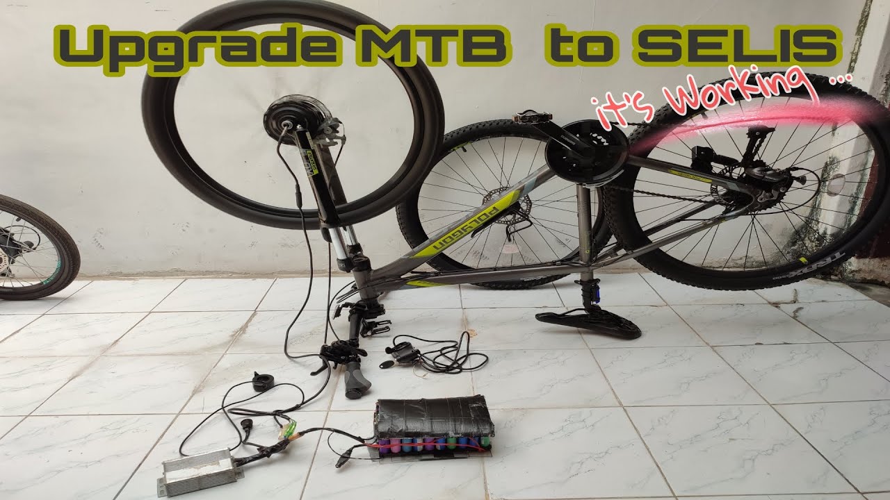Merakit Sepeda Listrik - Upgrade MTB to Electric Bike - Electric Bike ...