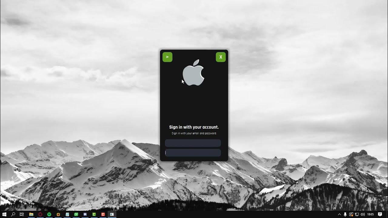 Simple Flat Design - Animated Login Screen with Qt C++ (Free Source ...