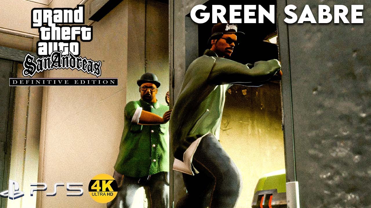 Green Sabre - GTA : San Andreas Definitive Edition - PS5 Gameplay 4K60 ...