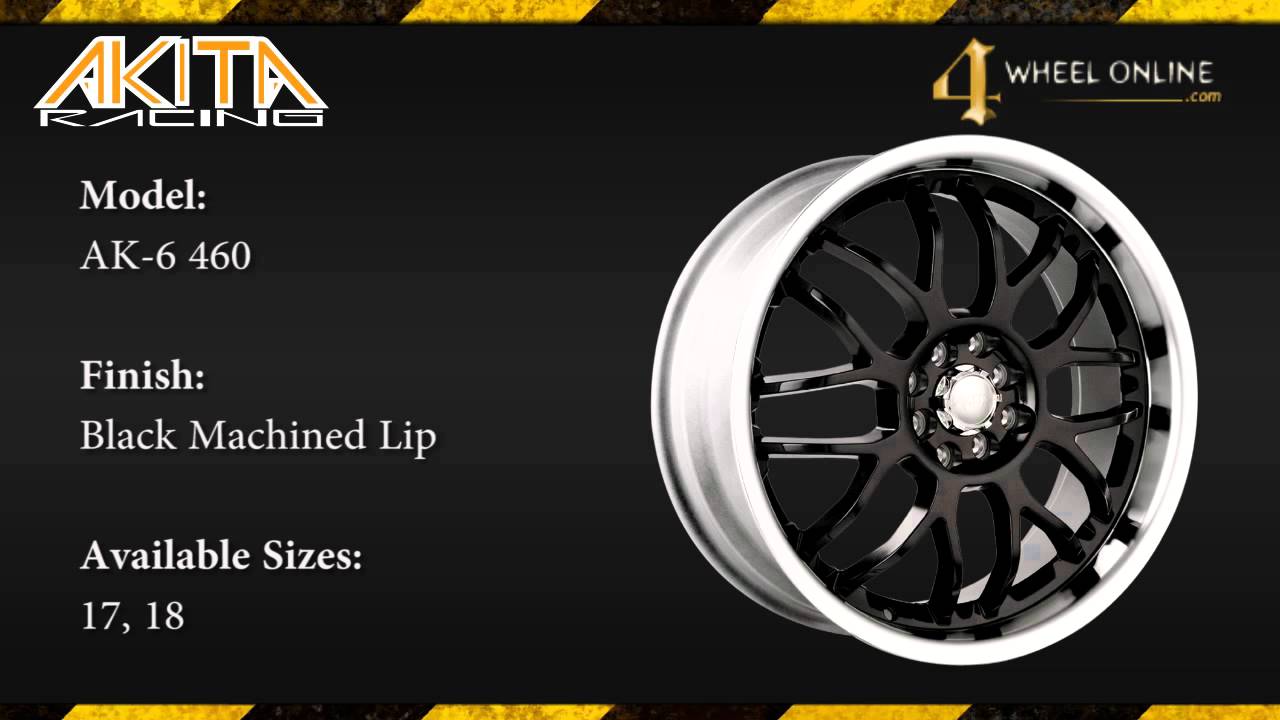 Akita Racing Wheels | 4wheelonline.com - YouTube