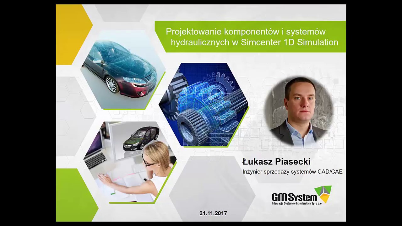 Simcenter 1D Simulation (Amesim) - projektowanie komponentów i systemów hydraulicznych - YouTube